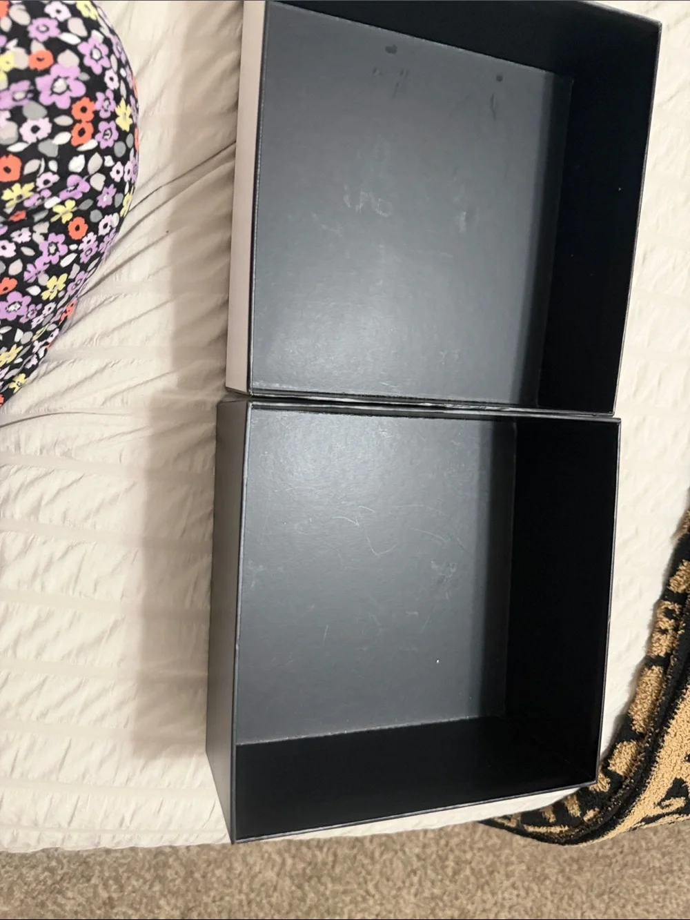 CHANEL | Accessories | Chanel White Box With Black Logo | Poshmark